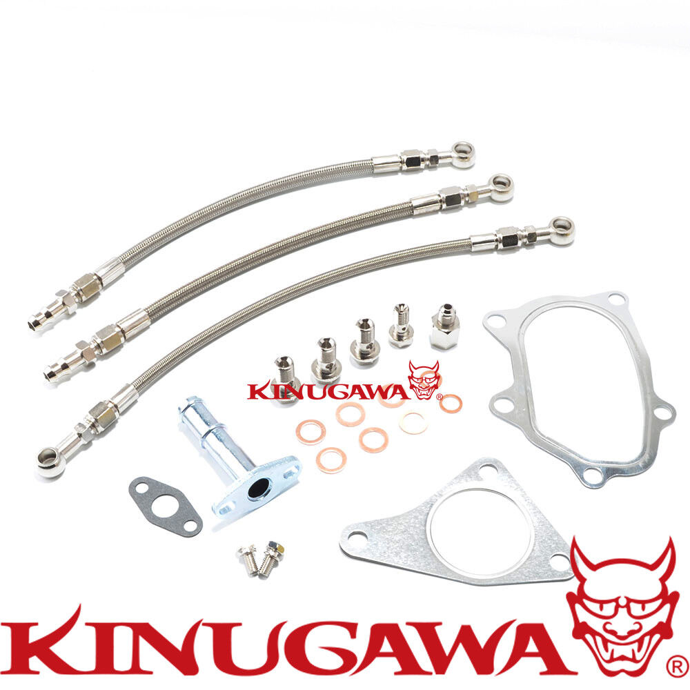 Turbo Oil Water Teflon Line For SUBARU IMPREZA Forester EJ20 25 VF39 V – KINUGAWA TURBO USA