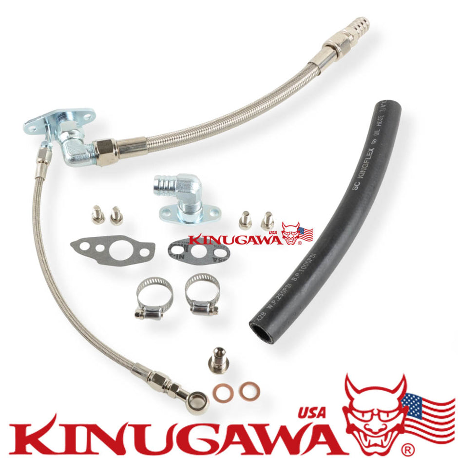 Oil Feed & Drain Line Kit – KINUGAWA TURBO USA