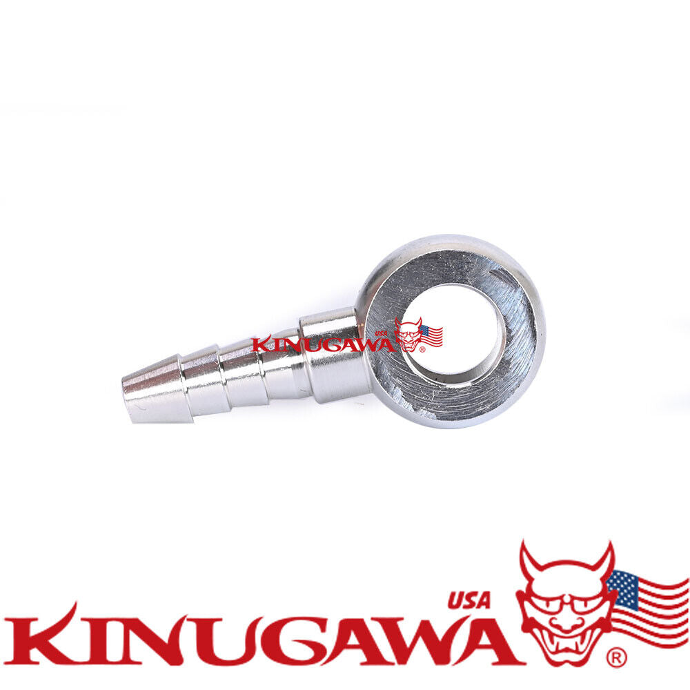Kinugawa Turbo Water Banjo Fitting M14 14mm to 5/16" (8mm) Hose Barb A ...