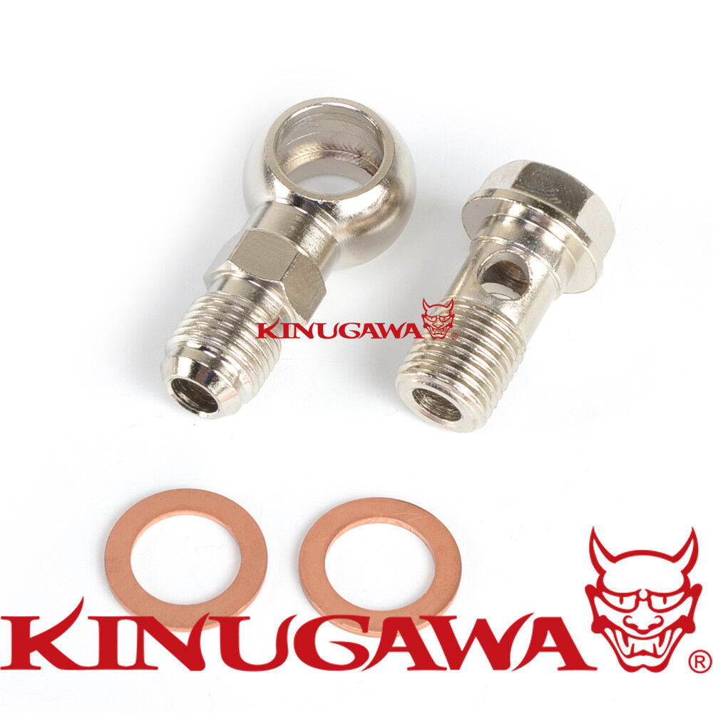 Turbo Coolant Banjo Bolt kit M14x1.5 mm to -4AN Garrett GT28R GT30R GT – KINUGAWA TURBO USA
