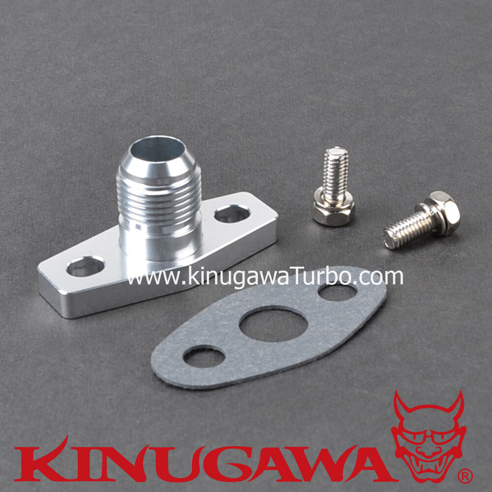 Billet Alumimum Turbo Oil Return Flange -8 AN Garrett GT15 GT17 GT20 ...