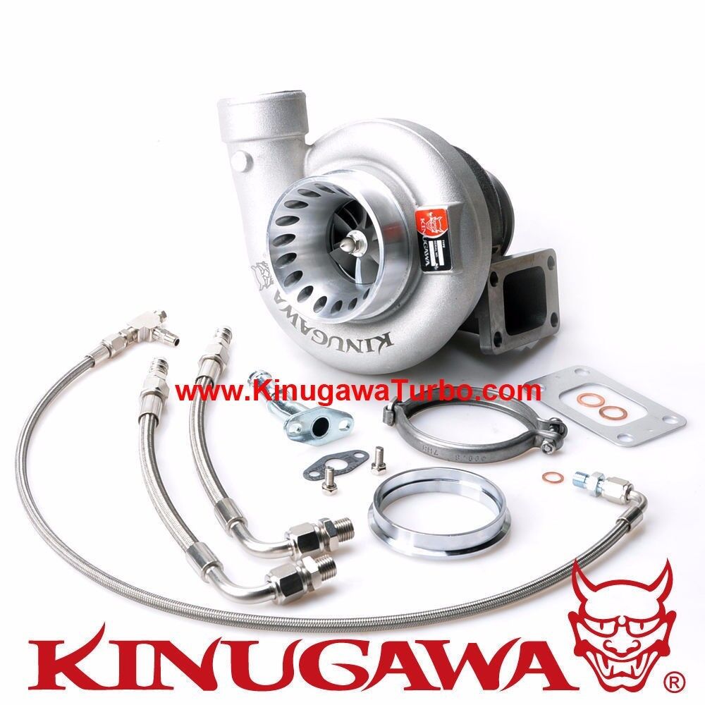 Kinugawa Billet Turbocharger 4" Cover TD06SL2-25G w/ T3 10cm V-Band Hs ...
